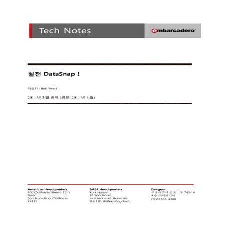 실전 DataSnap! | PDF