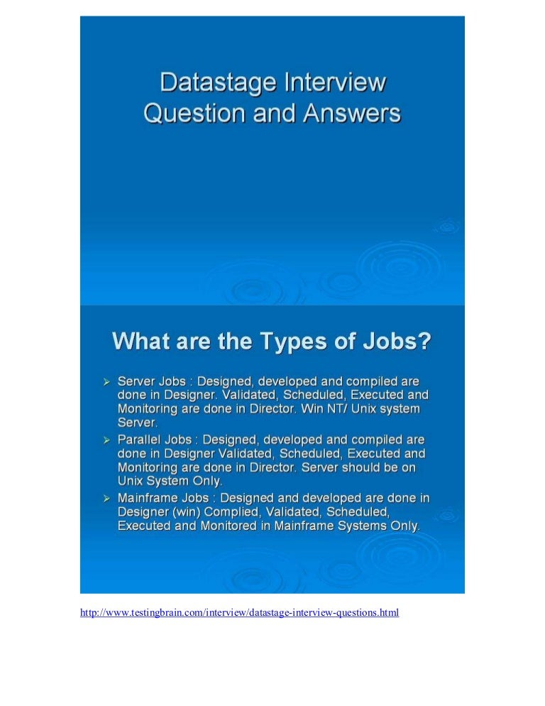Datastage Interview Questions From Testingbrain datastage-interview-questions-from-testingbrain