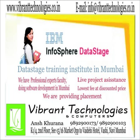 Ibm info sphere datastage tutorial part 1 architecture examples