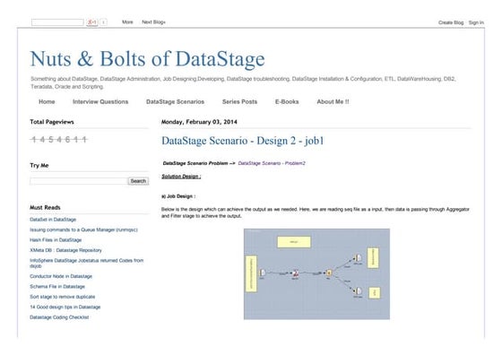 Data stage scenario design4 - job1 | PDF