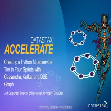 Creating A Python Microservice Tier In Four Sprints With Cassandra Kafka And Dse Graph Ppt