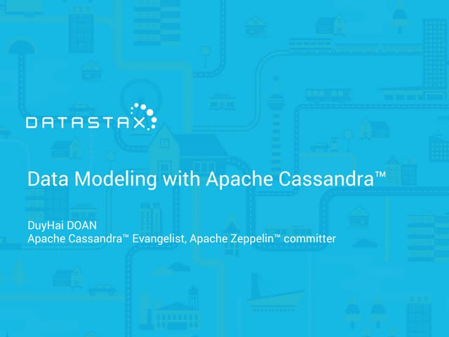 Datastax Day 2016 Cassandra Data Modeling Basics Pdf Databases Computer Software And