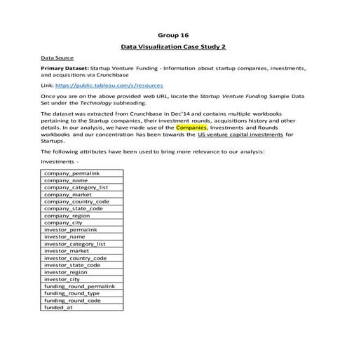 Data Storytelling | DOCX