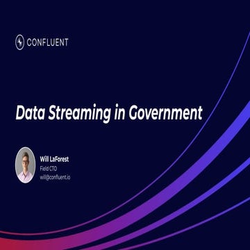 Real-time Streaming for Government and the Public Sector | PDF