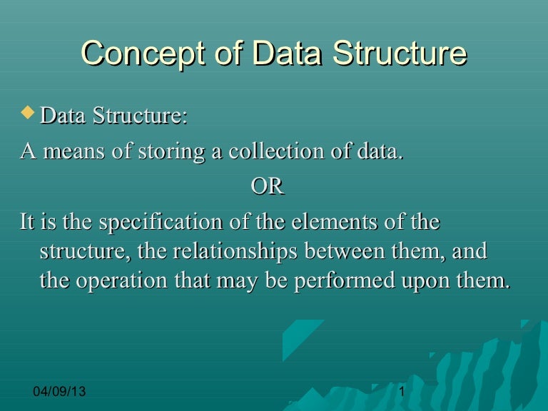 Data structure