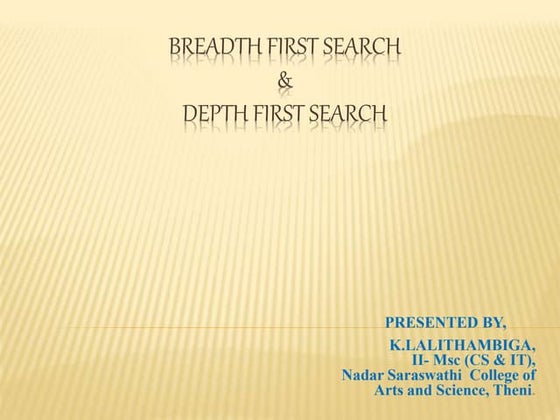 Graph Traversals In Data Structures Ppt