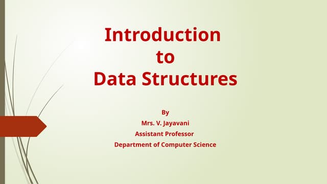 Data Structures Primitives And Non Primitives Ppt
