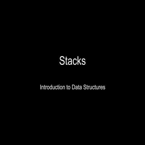 Data Structure Stack Pptx