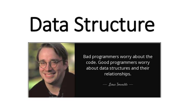 Data Structure - Elementary Data Organization | PPTX
