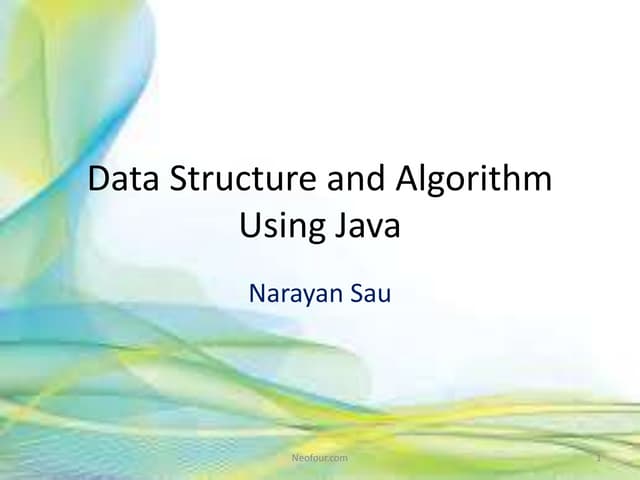 Data Structure And Algorithm Using Java | Ppt