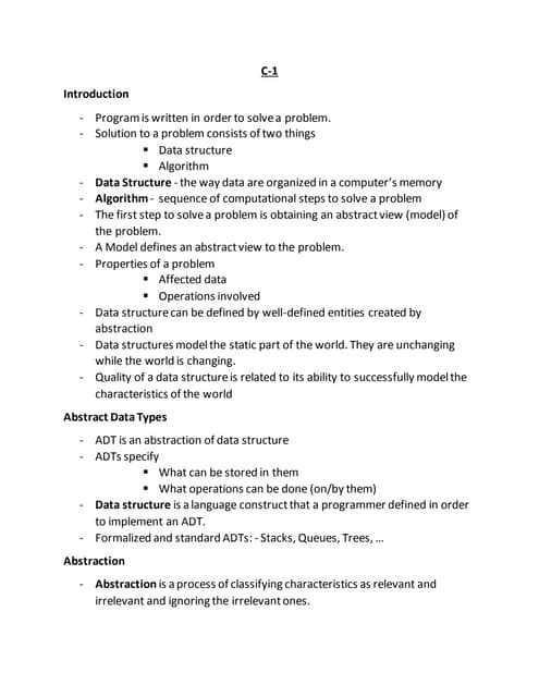 Data Abstraction Chapter 1 Pdf 1626