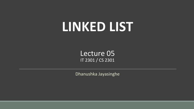 Data Structures And Algorithms Lec 05pptx