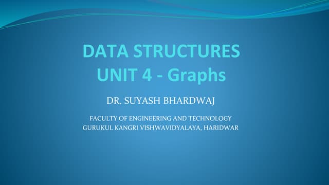DATA STRUCTURES unit 4.pptx DATA STRUCTURES unit 4.pptx