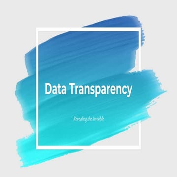 Data Transparency | PPTX
