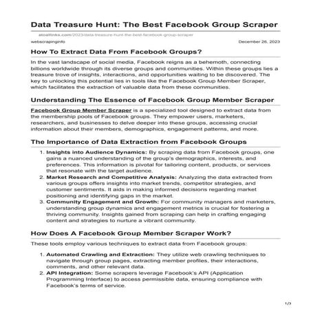 Data Treasure Hunt The Best Facebook Group Scraper.pdf