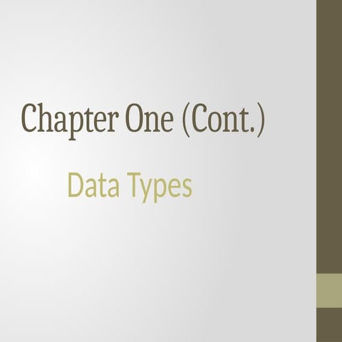 Data types used in visual Basic.net pttx | PPTX