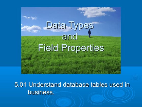 Editing Field Properties | PPT
