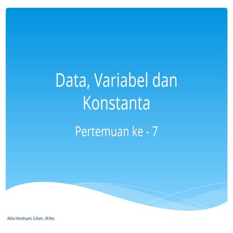 Data, variabel dan konstanta pada C++.pptx