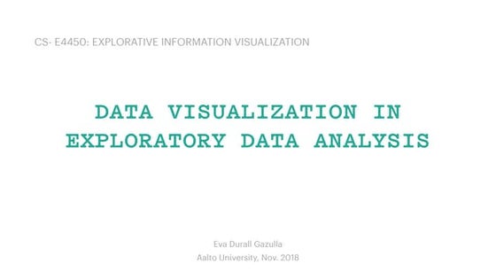 Exploratory Data Analysis Ppt