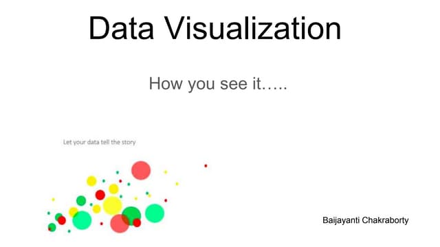 Data visualization using R | PPTX