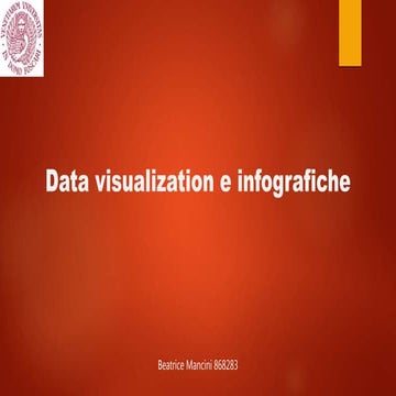 Data visualization e infografiche | PPTX