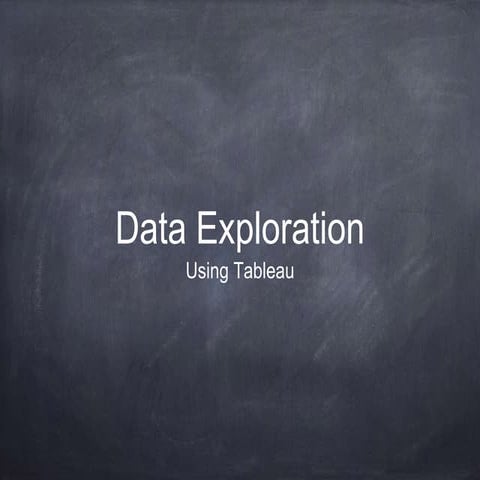 Data Visualization Using Tableau | PPTX