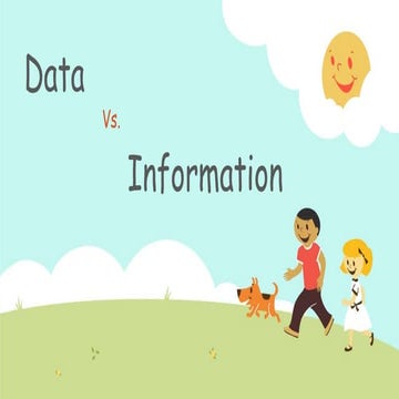 Data vs Information | PPTX