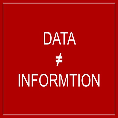 Data vs Information vs Knowledge | PDF