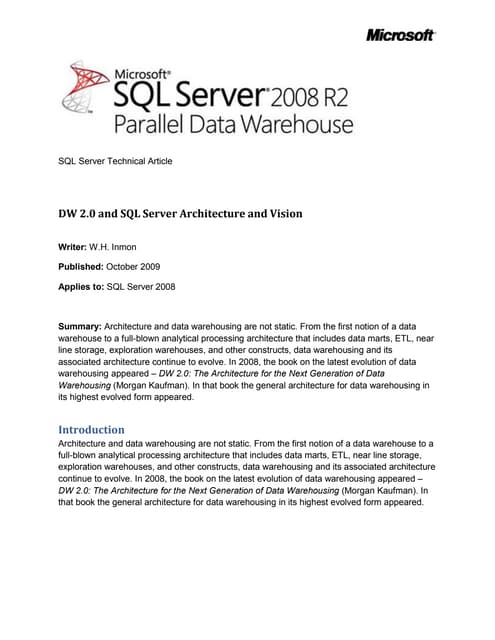 Microsoft Fabric data warehouse by dataplatr | DOCX