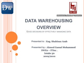 Data Warehouse | PPT