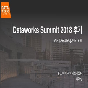DataWorks Summit 2018 | PDF