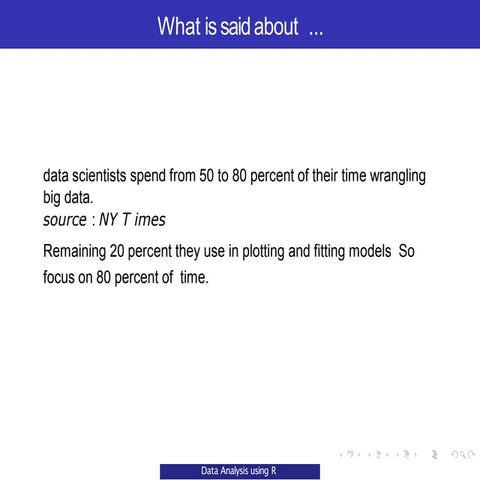 Data Wrangling In R Language Ppt 