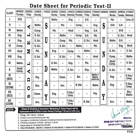2021 kcse-timetable | PDF