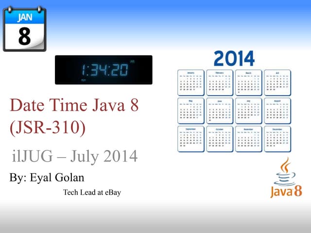 Date Time Java 8 Jsr 310 Ppt 8075
