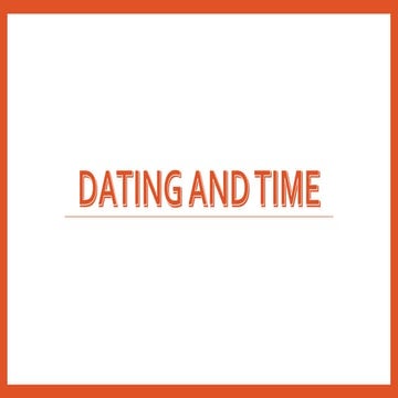 Systems of dating | PPTX