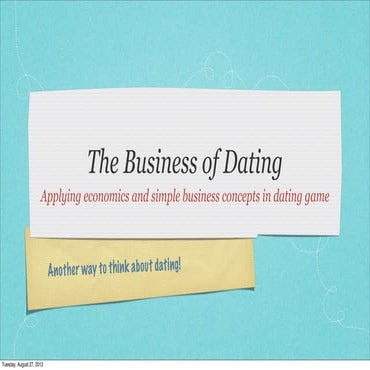Dating game | PPT