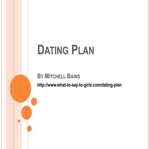 Dating plan | PPTX
