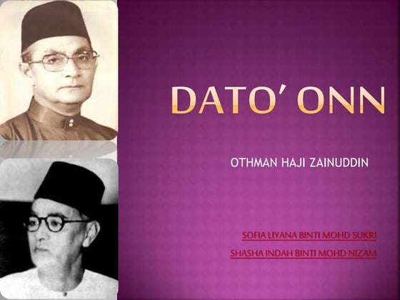 Drama Dato Onn | PDF