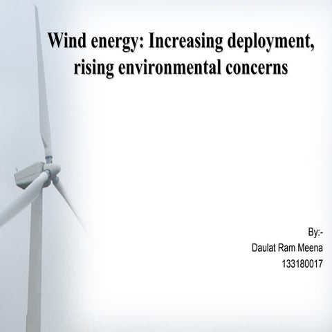 Wind Energy | PPT