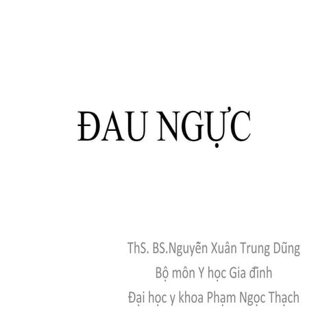 Dau nguc | PPT