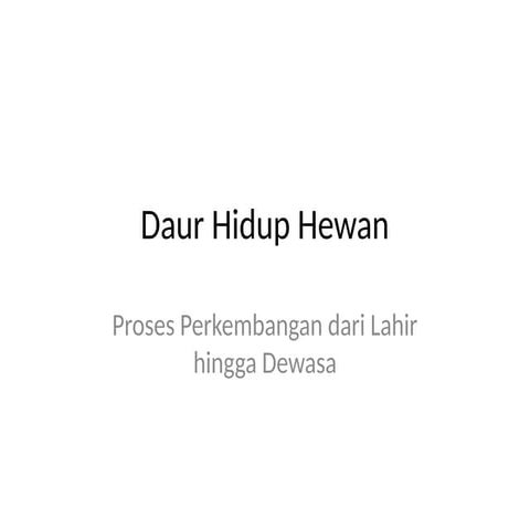 BAHAN AJAR SIKLUS HIDUP.ppt