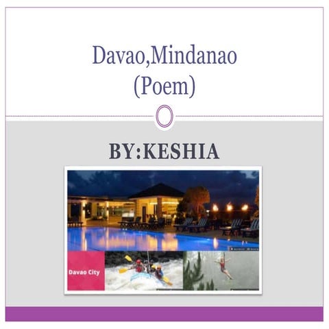 Davao,mindanao poem | PPT