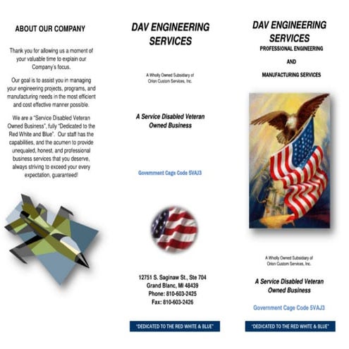 Dav Brochure | PDF
