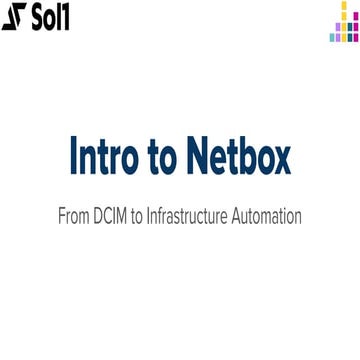 stackconf 2022: Intro to Netbox | PDF