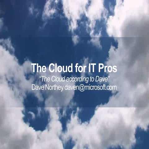 Dave's Cloud | PPTX