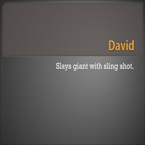 David | PPT