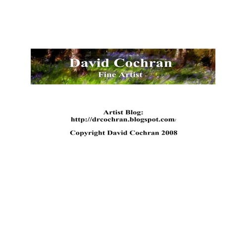 David Cochran Fine Artist | PPT
