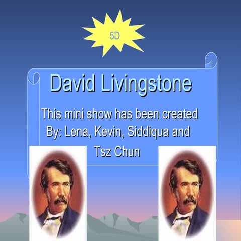 David Livingstone 2 | PPT