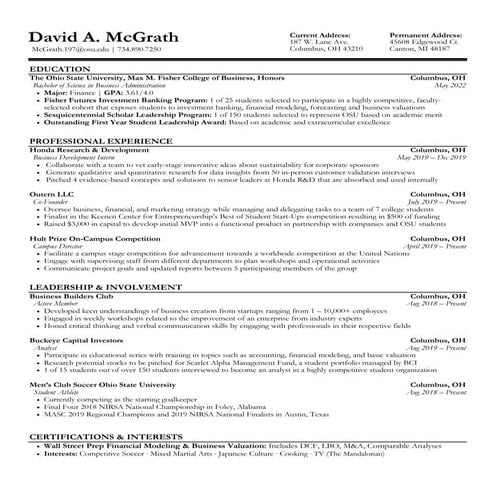 David A. McGrath Resume | PDF