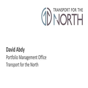 APM Conference Manchester: 'Our friends in the North': driving ...
